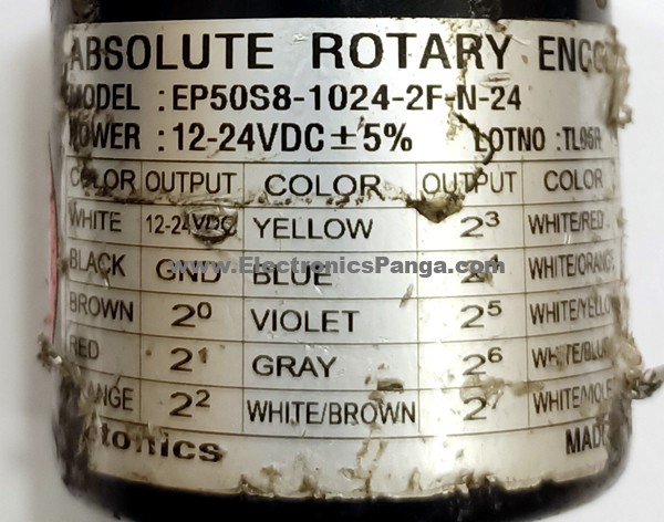 AUTONICS EP50S8-1024-2F-N-24 12-24V/DC Absolute Rotary Encoder RE08 ... AUTONICS EP50S8-1024-2F-N-24 12-24V/DC Absolute Rotary Encoder RE08 ...